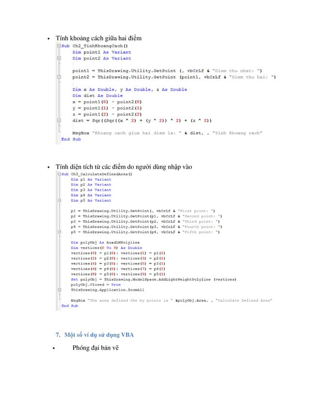 Bai tap va_huong_dan_thuc_hanh_autocad_vba | PDF