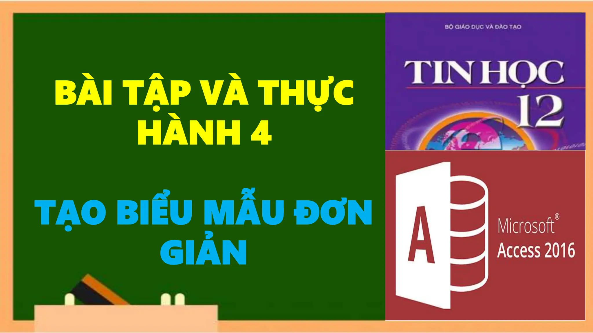 Bai tap va thuc hanh 4 Tao bieu mau don gian.pptx