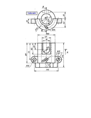 Cad cam : Bai tap ve 3d | DOC