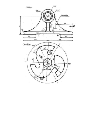 Cad cam : Bai tap ve 3d | DOC