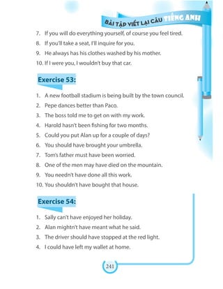 Bai tap viet lai cau tieng anh (1162015) | PDF