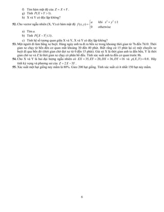 Bai tap xac suat thong ke | PDF