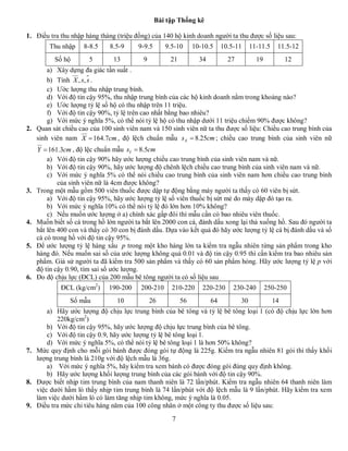 Bai tap xac suat thong ke | PDF