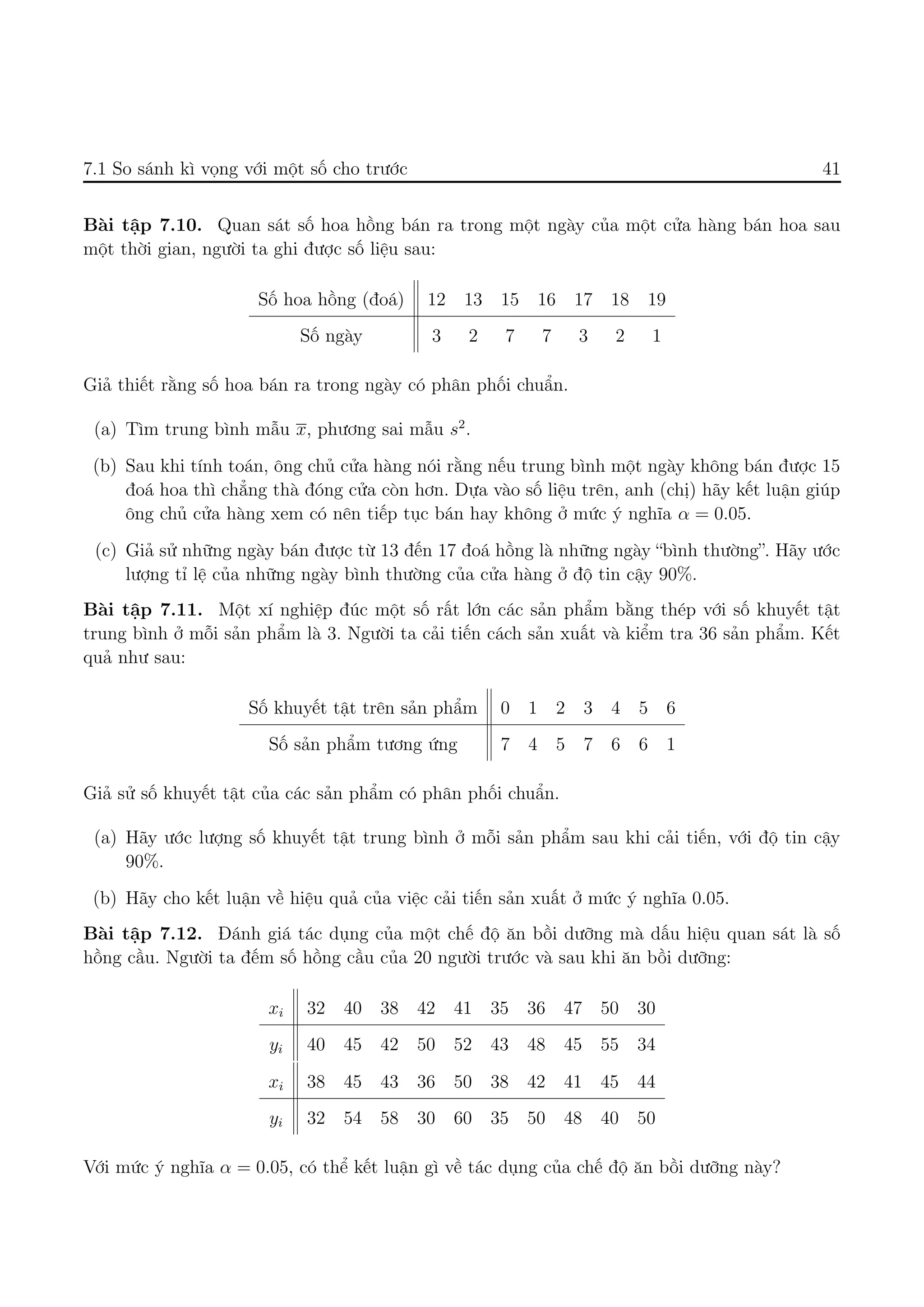 Bai tap xac suat thong ke | PDF