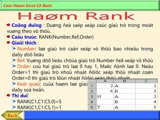 Bai thuc hanh 1 Lam quen voi chuong trinh bang tinh Excel.ppt