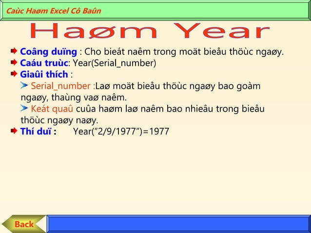 Bai thuc hanh 1 Lam quen voi chuong trinh bang tinh Excel.ppt