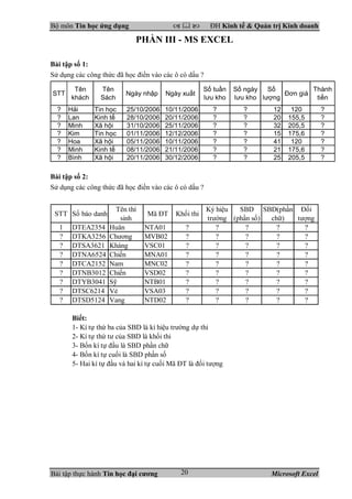 Bai thuc hanh qtvphqhttdvpcb | PDF