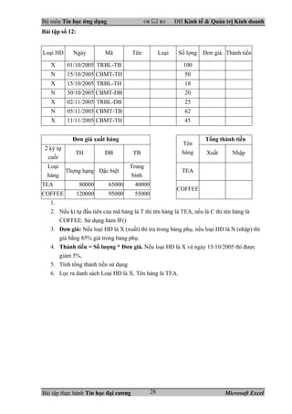 Bai thuc hanh qtvphqhttdvpcb | PDF