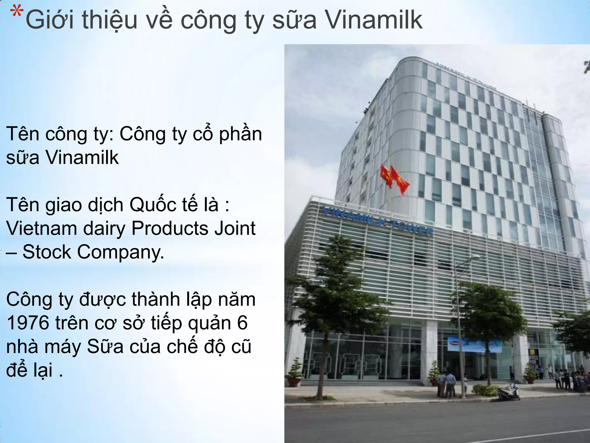 Bai thuyet trinh quan tri chien luoc cty Vinamilk | PPTX