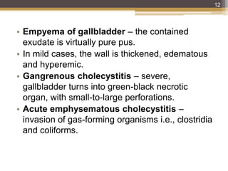 Cholecystitis & carcinoma of gallbladder | PPTX