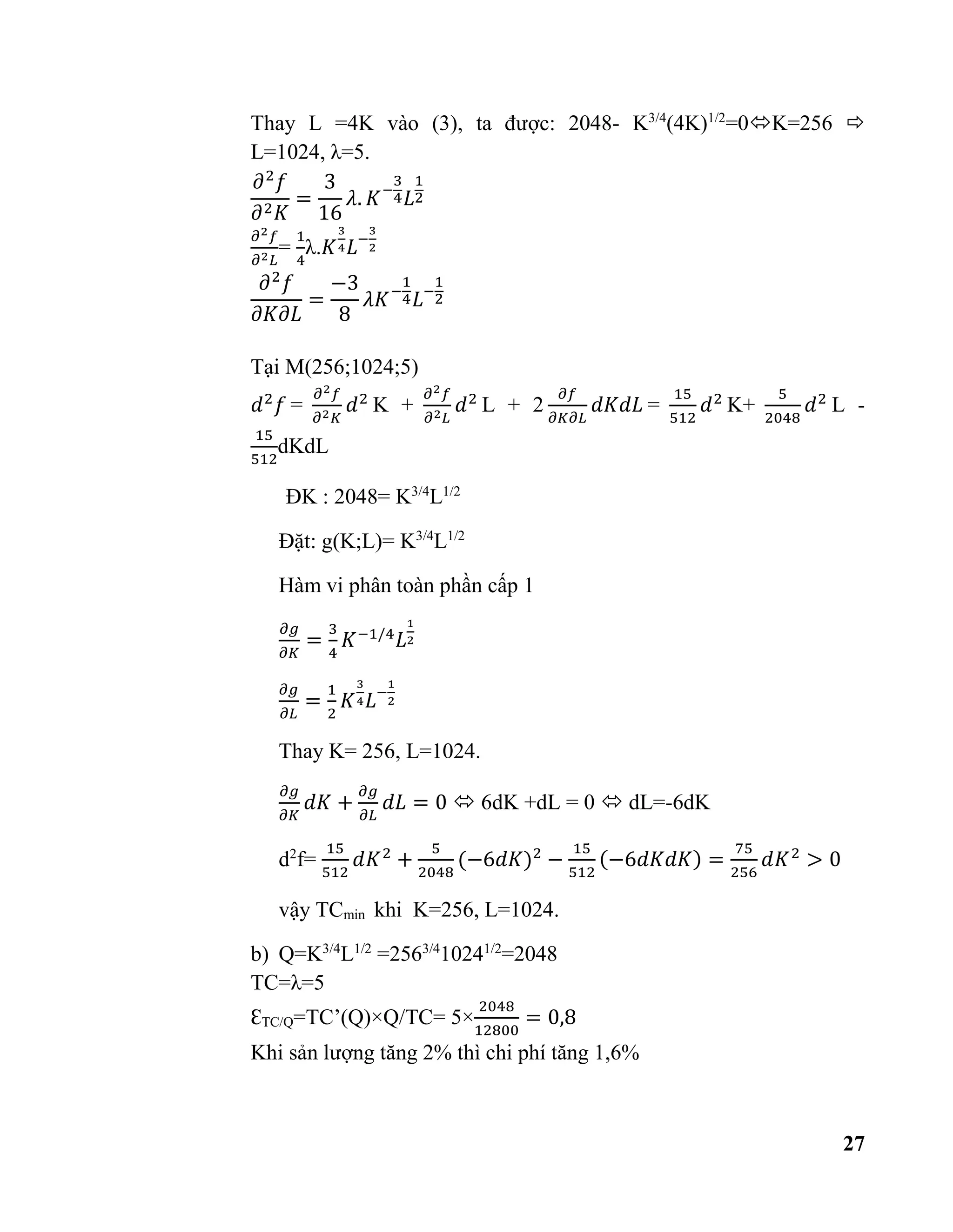 Bai tp dap_an_mo_hinh_toan_kinh_t | PDF