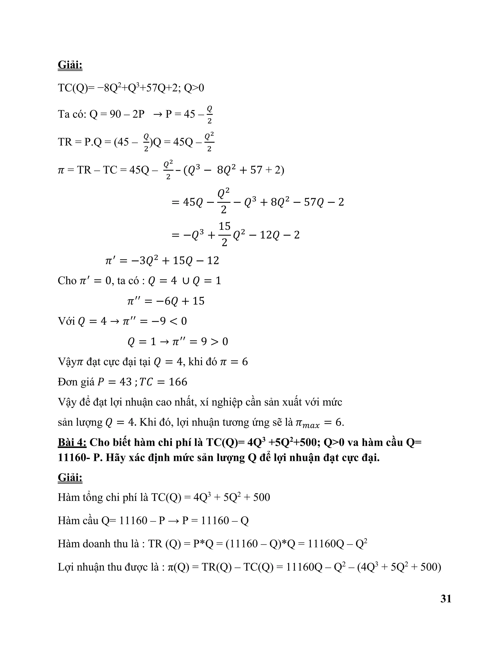 Bai tp dap_an_mo_hinh_toan_kinh_t | PDF