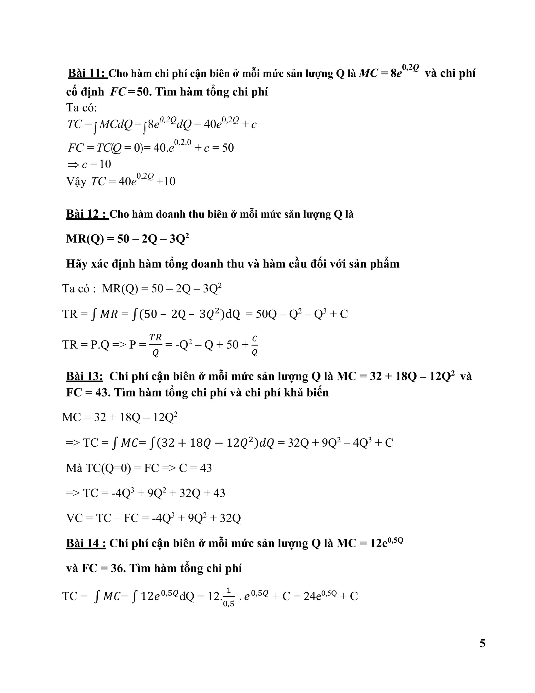 Bai tp dap_an_mo_hinh_toan_kinh_t | PDF