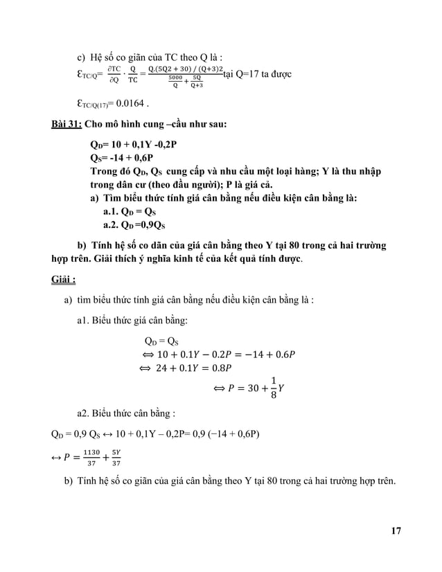 Bai tp dap_an_mo_hinh_toan_kinh_t | PDF