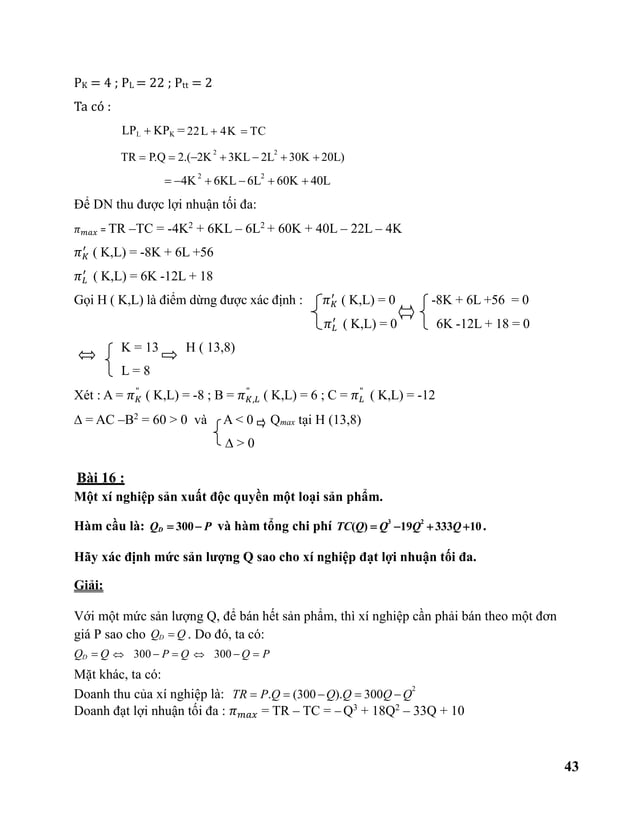 Bai tp dap_an_mo_hinh_toan_kinh_t | PDF