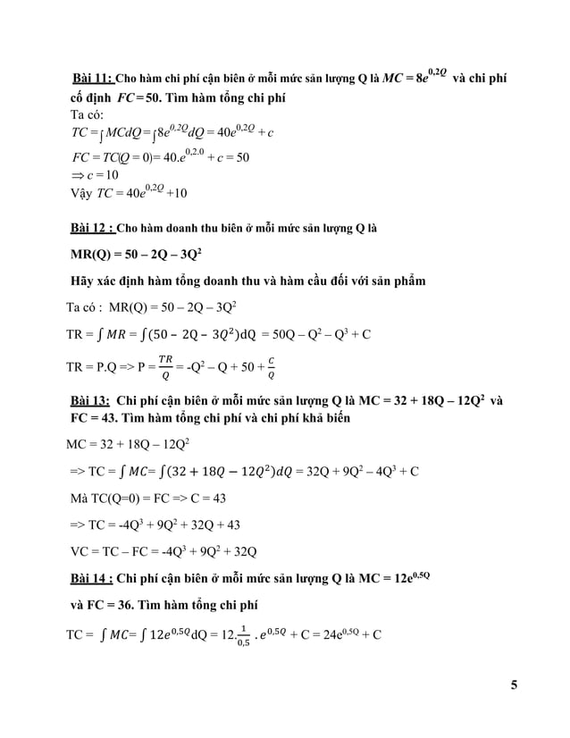 Bai tp dap_an_mo_hinh_toan_kinh_t | PDF