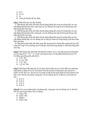 Bai trac nghiem khach quan | PDF