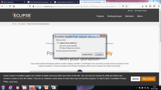 Baixando e instalando eclipse 2020 12 | PPT
