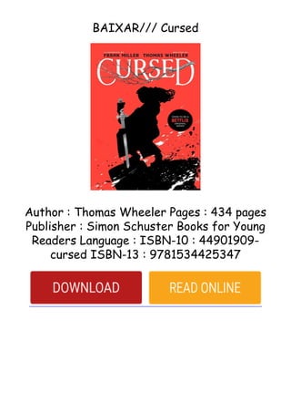 BAIXAR/// Cursed | PDF