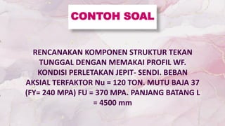 Baja 1 struktur tekan tersusun | PPTX