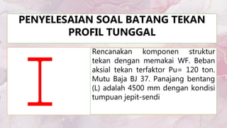 Baja 1 struktur tekan tersusun | PPTX