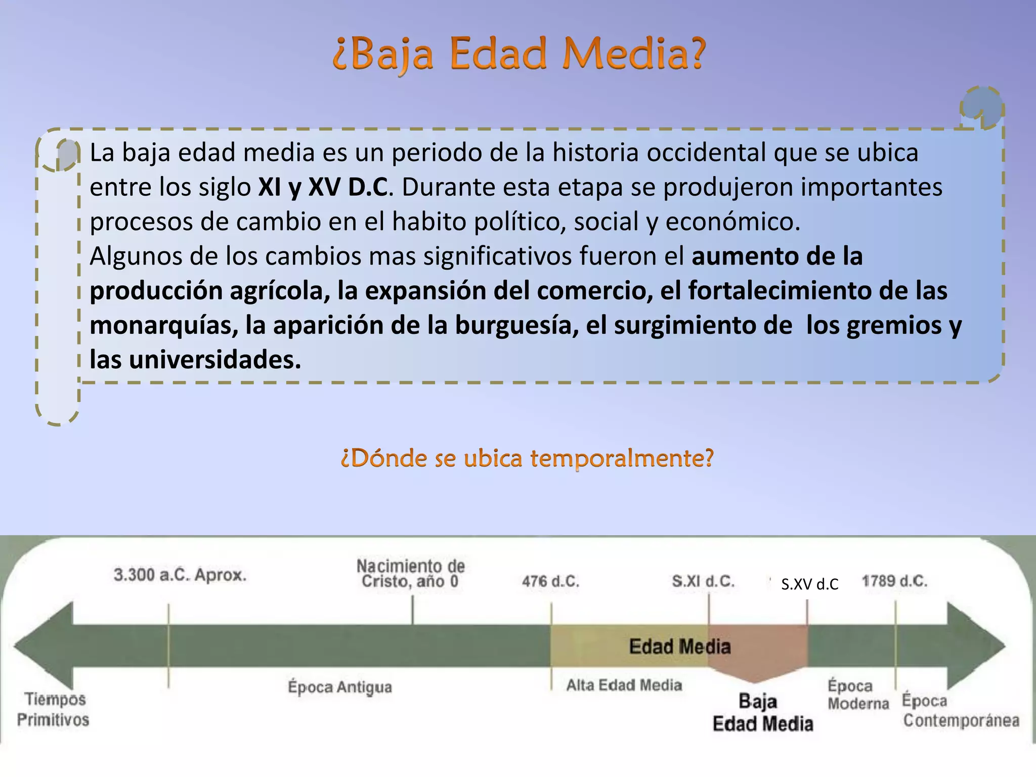 Baja edad media, Clase 6. | PPT