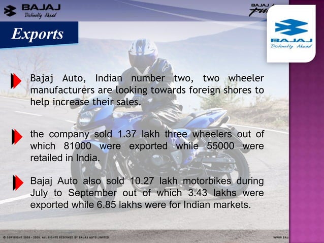 Bajaj | PPSX | Automotive Industry | Industries