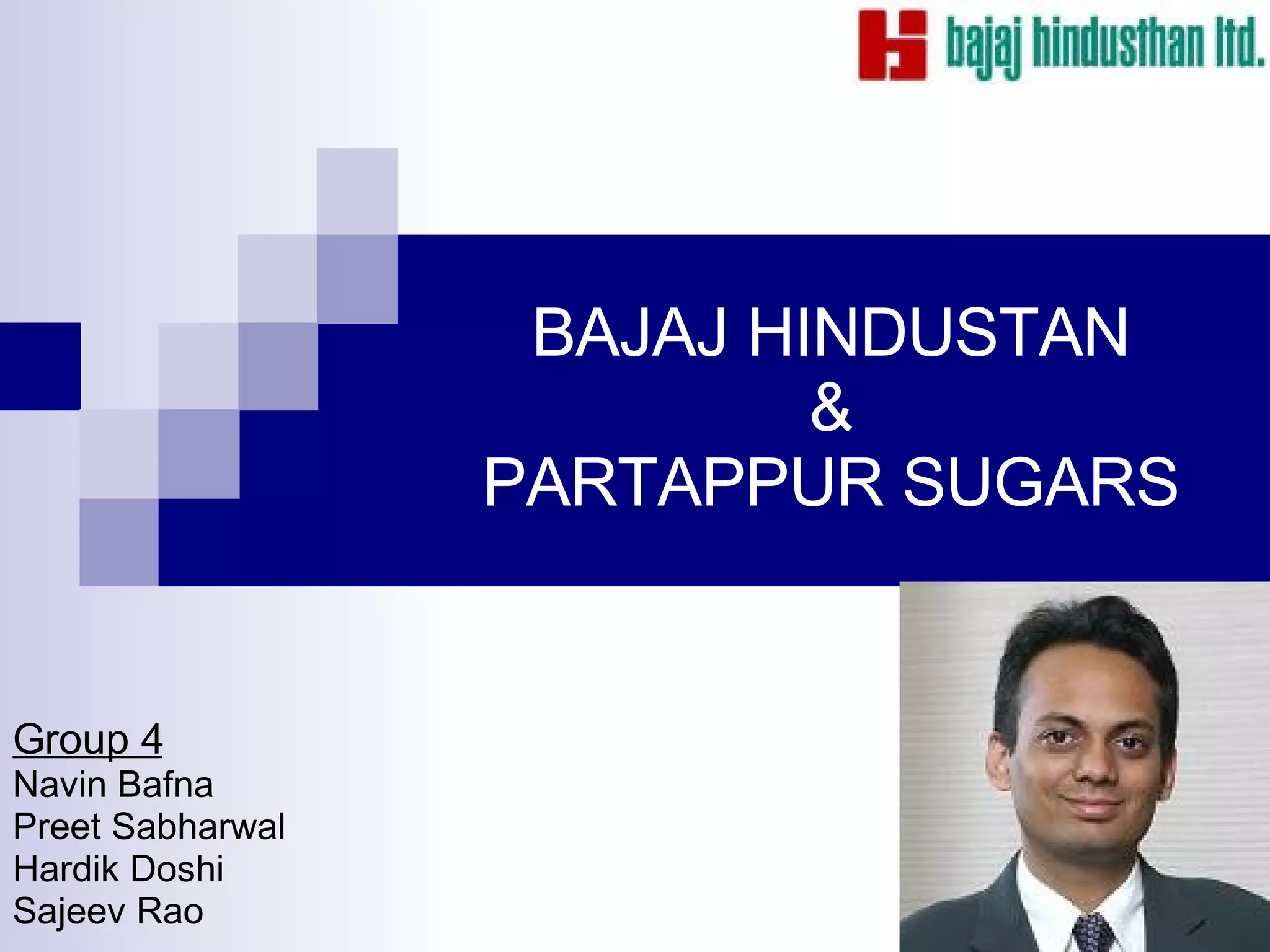 Bajaj Hindustan Pratappur Sugar | PPT