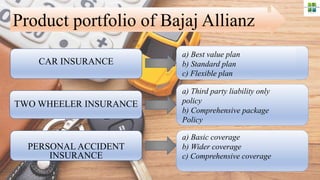 Bajaj allianz general insurance for Insurance | PPTX