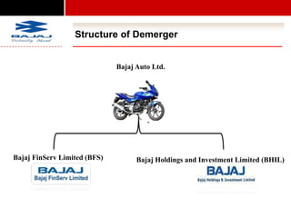Demerger of Bajaj Auto | PPTX