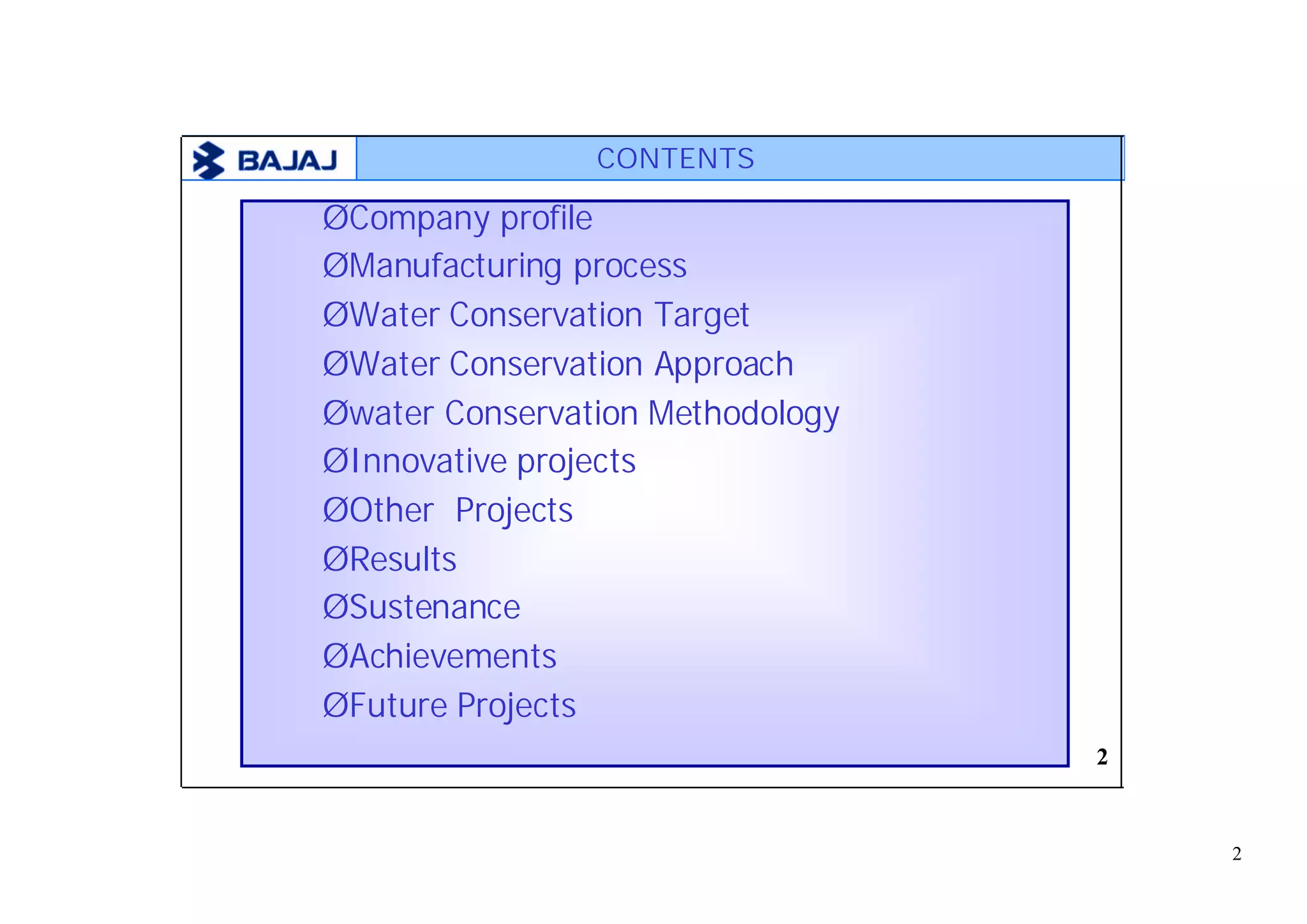 Bajaj Auto Limited(Aurangabad division) Waluj | PDF
