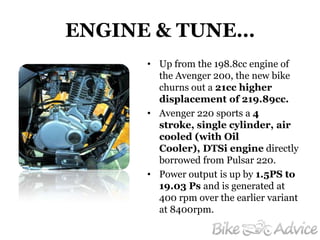 Bajaj avenger 220cc review | PPT