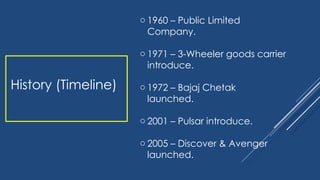Bajaj auto introduction ppt bajaj introduction history brand position ...