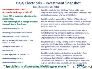 Bajaj electricals a compounding machine ! | PDF