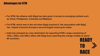 BAJAJ & KTM Alliance | PPTX