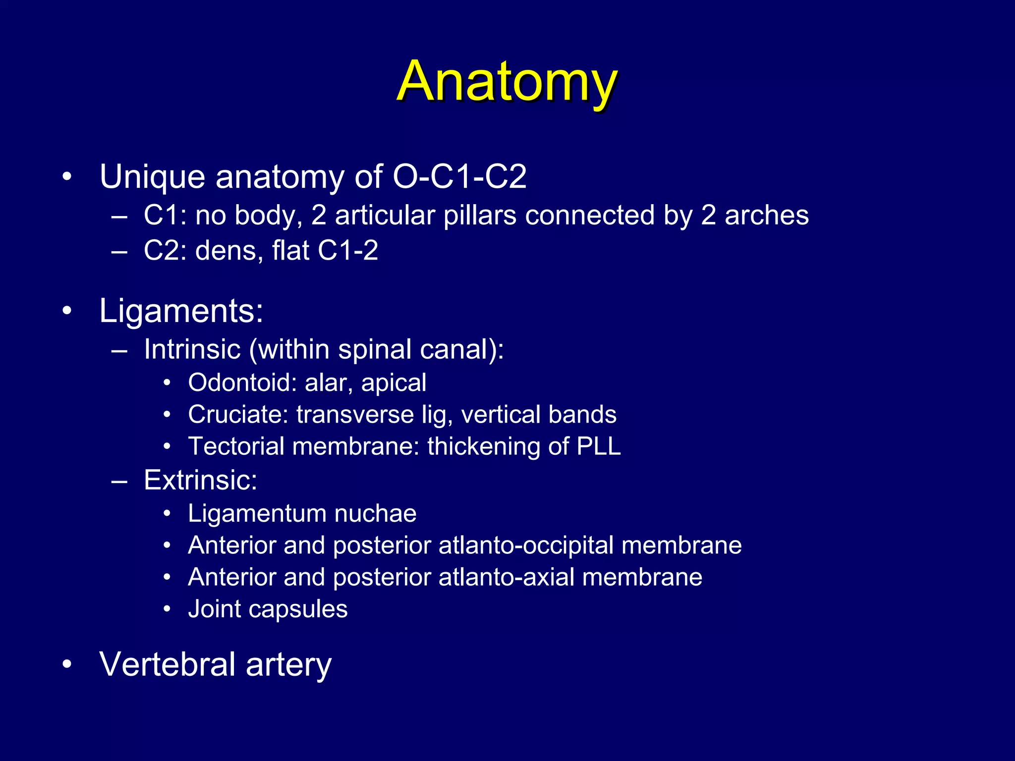 Bajammal 2006 Upper Cervical Trauma | PPT