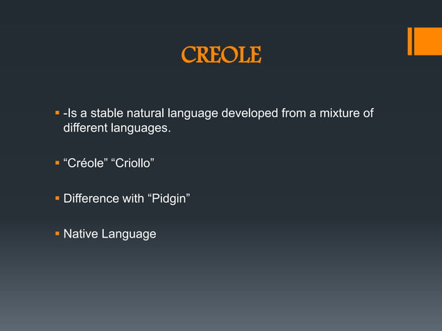 Bajan creole Presentation | PPT