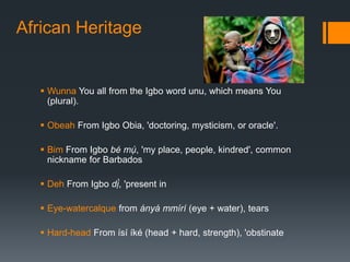 Bajan creole Presentation | PPTX