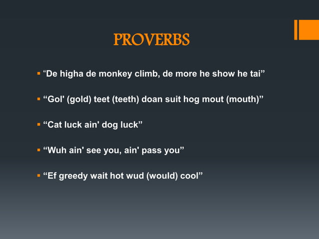 Bajan creole Presentation | PPT