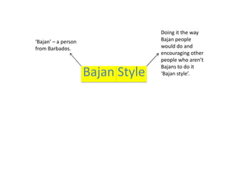 Bajan style lyrics analysis | PPTX