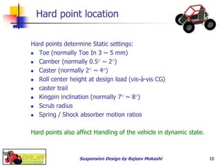 Baja sae india suspension design | PDF