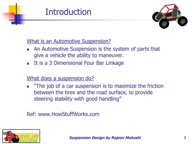 Baja sae india suspension design | PDF | Performance Cars | Auto Type