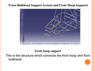 Baja vehicle chasis design & analysis | PPTX