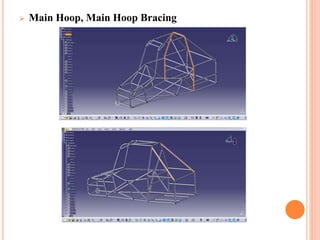 Baja vehicle chasis design & analysis | PPTX
