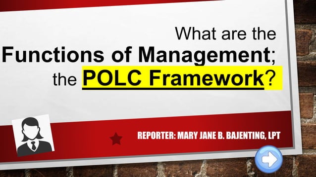 POLC FRAMEWORK | PPTX
