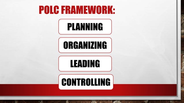 POLC FRAMEWORK | PPTX