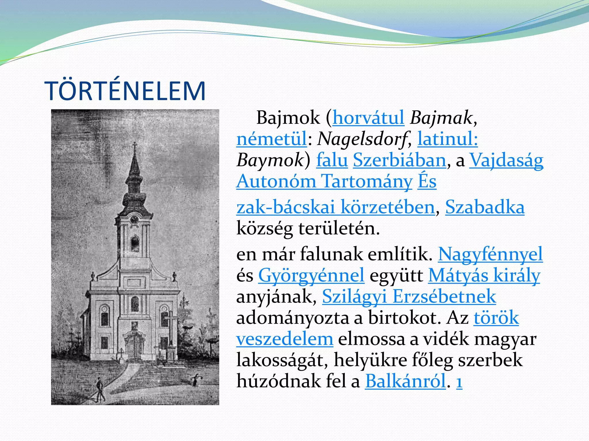 Bajmok az én falum | PPTX