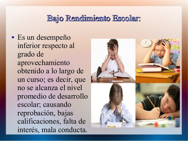 Conformismo Y Bajo Rendimiento Escolar