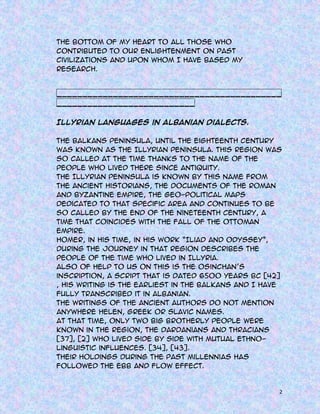 Illyrian languages, history and epigraphy. | DOCX | Genealogy and ...