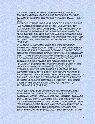 Illyrian languages, history and epigraphy. | DOCX | Genealogy and ...